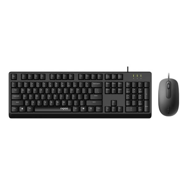 قیمت و خرید کیبورد و ماوس رپو Rapoo X130 Pro Wired Keyboard and Mouse